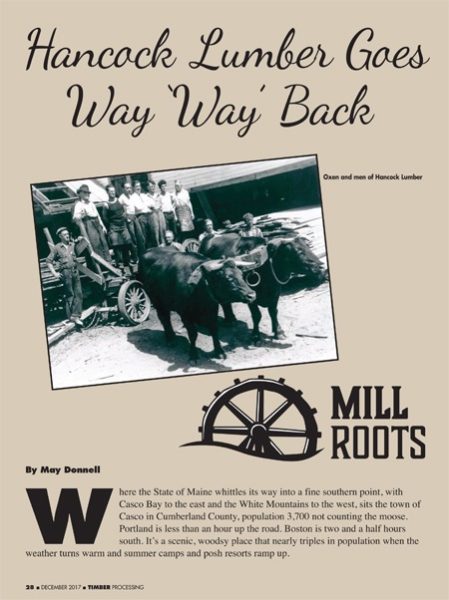 Mission and Values - Hancock Lumber