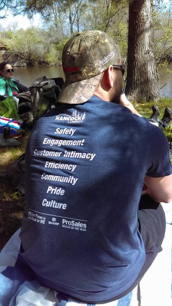Team Hancock Living our Core Values - Hancock Lumber