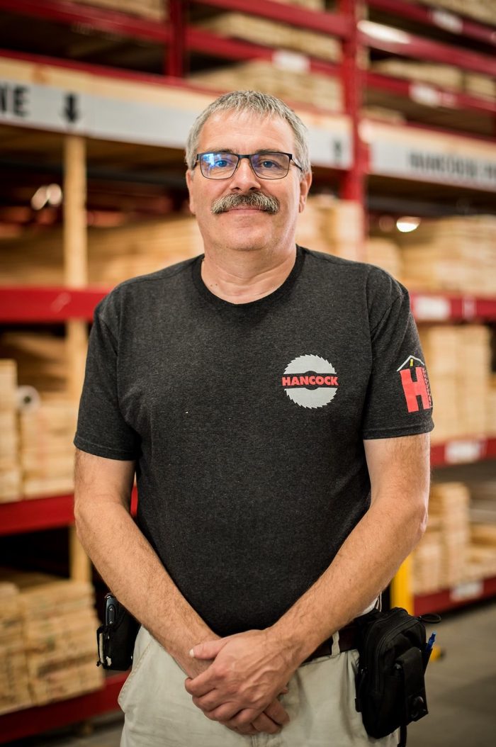 Dave Caron High Five! - Hancock Lumber