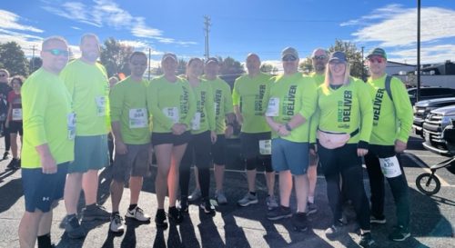 Augusta & Brunswick 5k Racers High Five! - Hancock Lumber