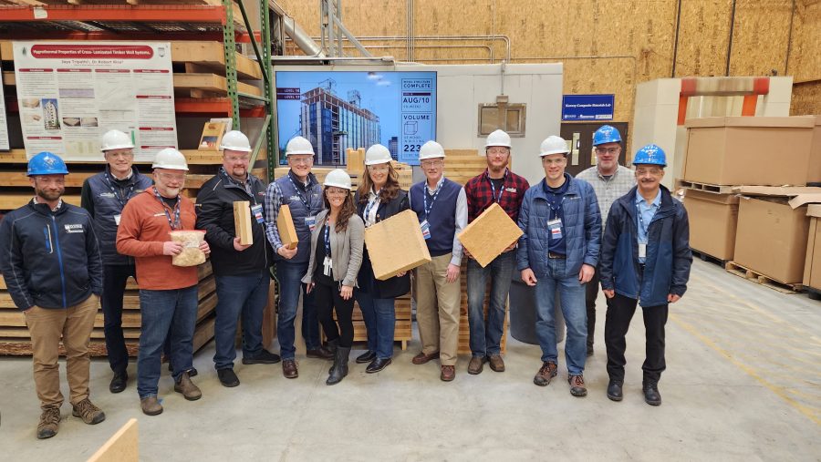 Hancock Lumber Leaders Tour UMaine's Advanced Structures and Composites ...