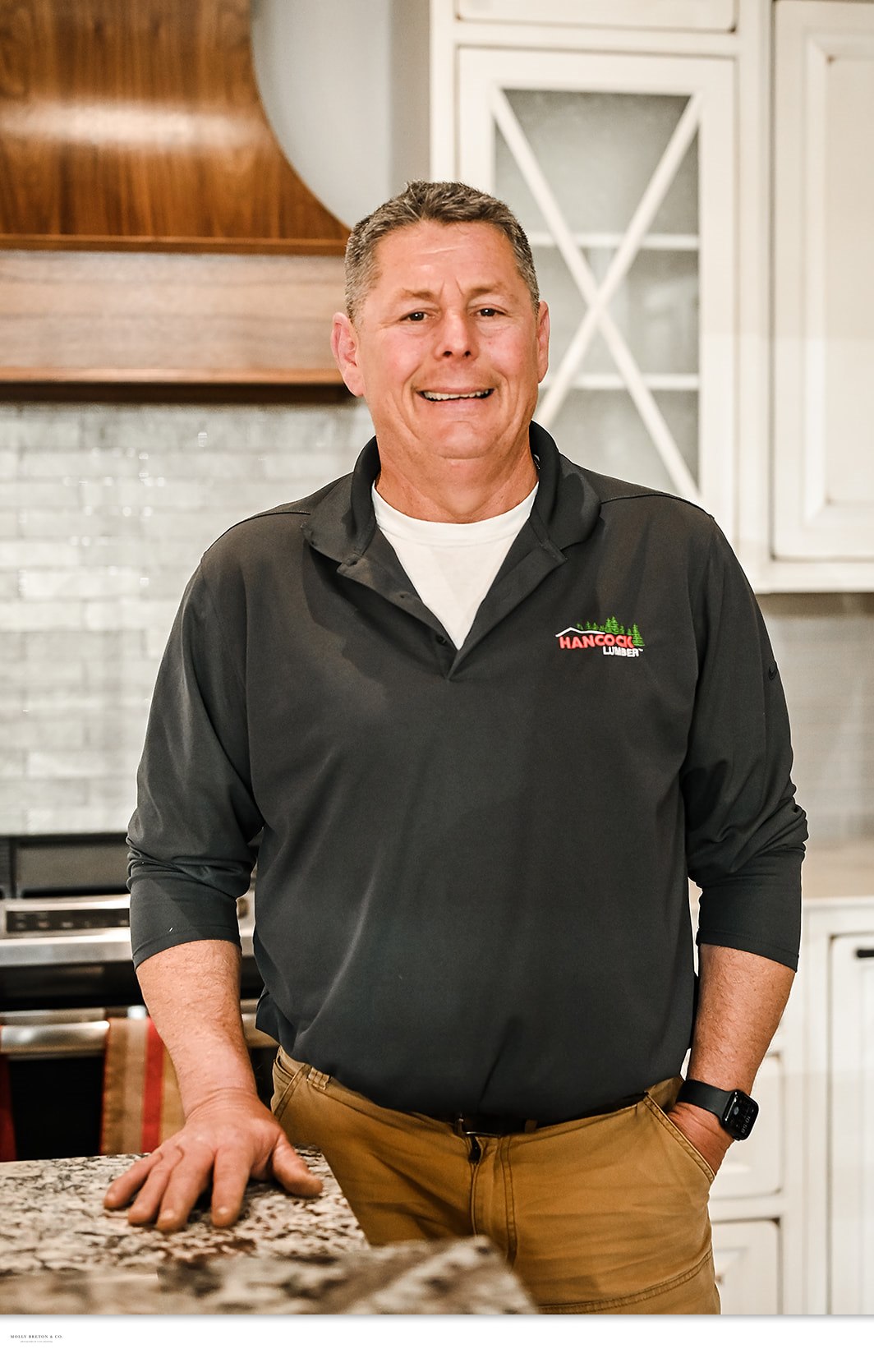 Marc Dubreuil, Joe Falconieri, and Dan Romano High Five! - Hancock Lumber