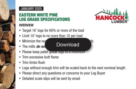 Log Suppliers - Hancock Lumber